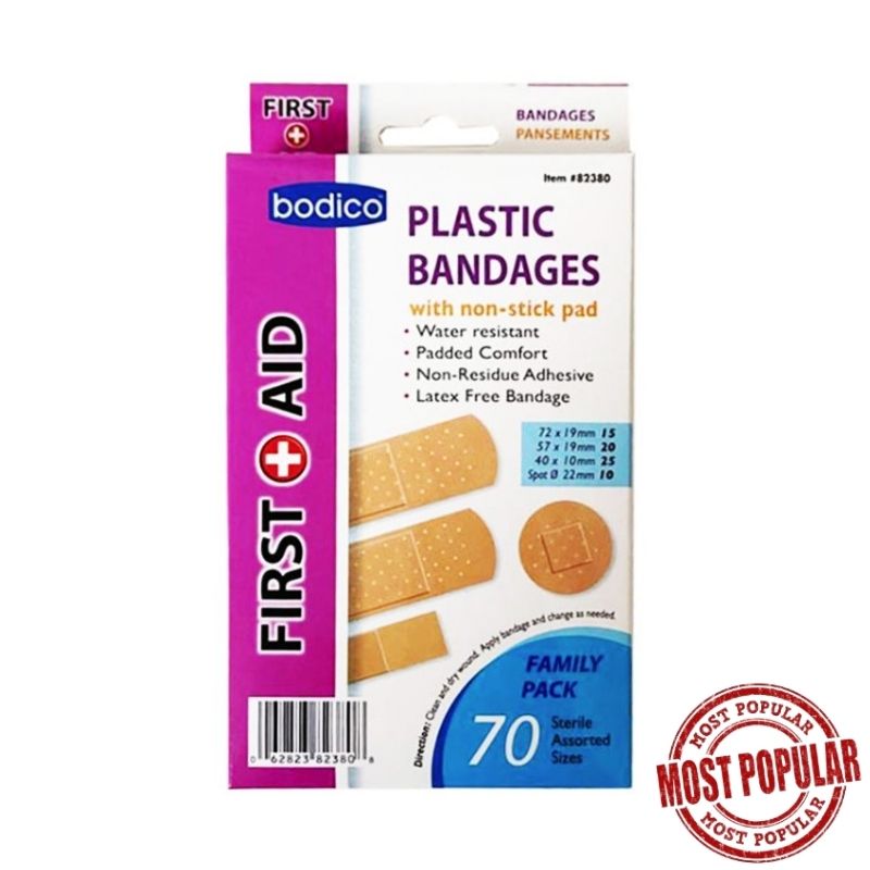 Wholesale Plastic Band-aids - 70 pack in Canada | Bargains Group