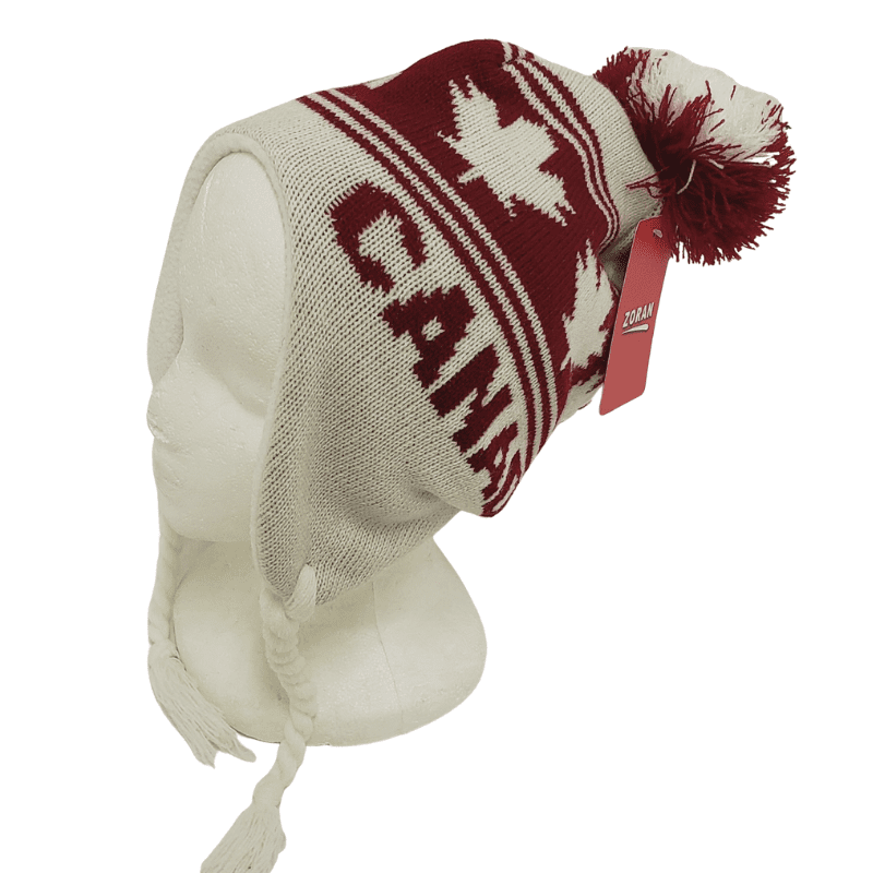 Wholesale Adult Canada Winter Hat with Toggle Ties - 4 Colours Assorted ...