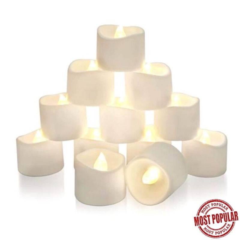 Wholesale LED Flameless Candle, Battery Included - White Colour ...