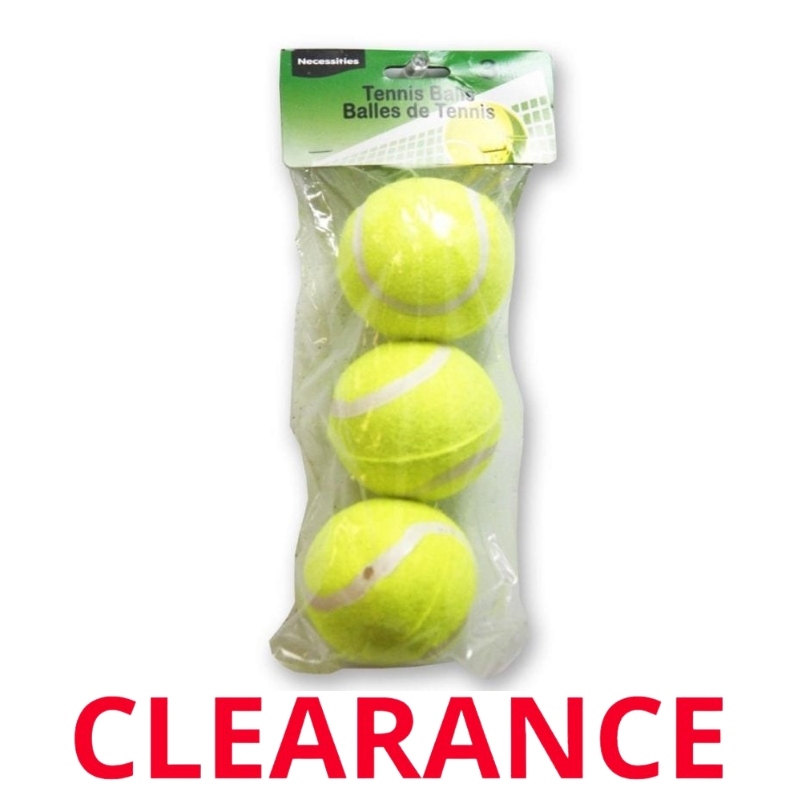 Wholesale Tennis Ball - 3 Pack (Each $1.00) - Bargains Group