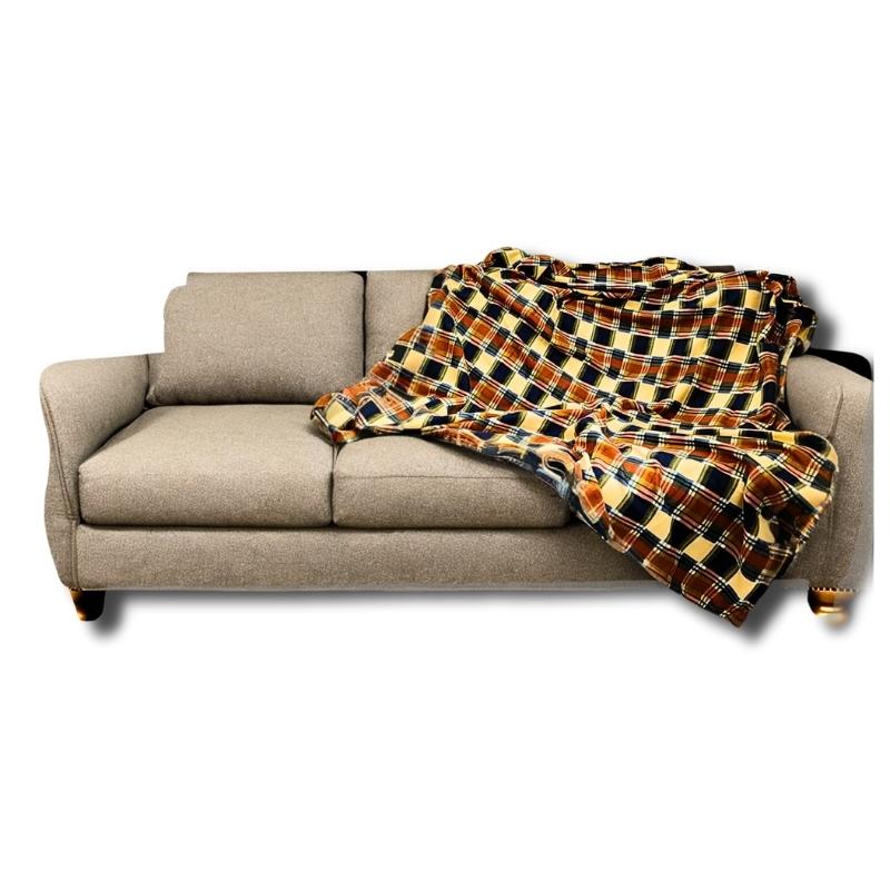Wholesale Plaid Fleece Throw Blanket 78 X 66 in Canada | Bargains Group